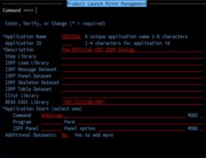 ISPF Menus Made Easy - Open Mainframe Project