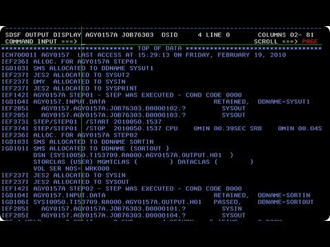An introduction to MVS, IBM Mainframe and z/OS - Open Mainframe Project