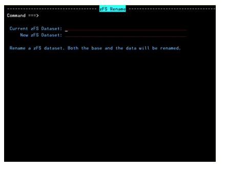 z/OS zFS ISPF Tools - Open Mainframe Project