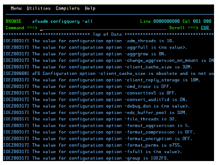 z/OS zFS ISPF Tools - Open Mainframe Project