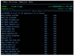 z/OS zFS ISPF Tools - Open Mainframe Project
