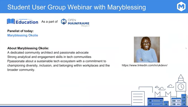 July MOE Student User Group Meeting - Meet MaryBlessing Okolie - Open ...
